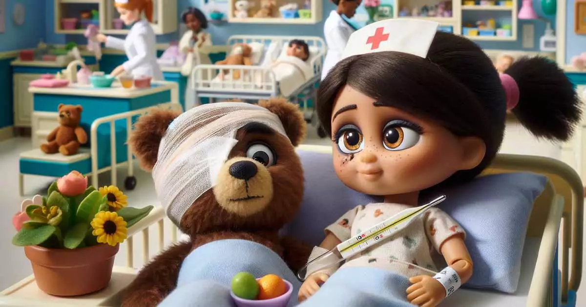 Heartwarming Pixar-Style Toy Hospital Adventure