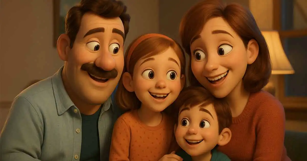 The Happy Family - A Heartwarming Bedtime Story
