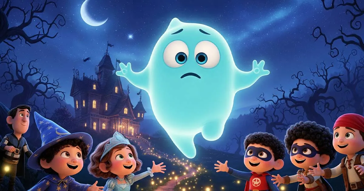 The Brave Little Ghost | Halloween Bedtime Story for Kids