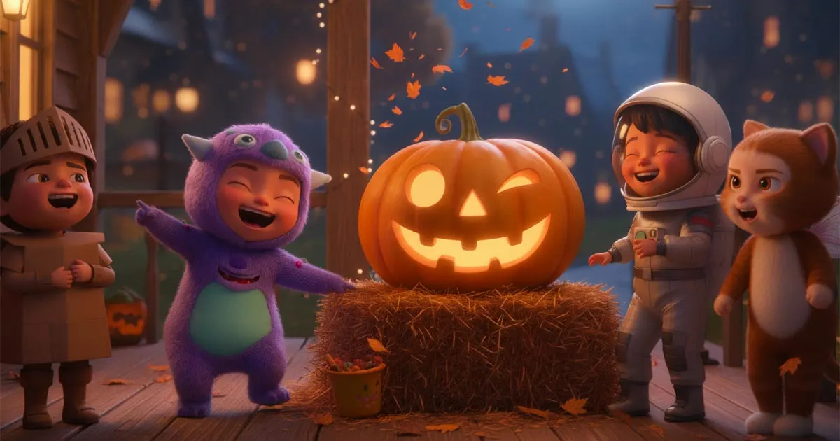 The Laughing Pumpkin - Funny Halloween Story for Kids