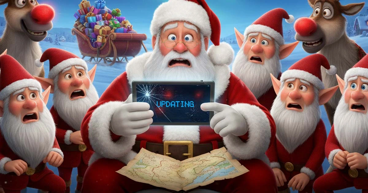 When Santa’s GPS Broke Down - Bestbedtimestory.com