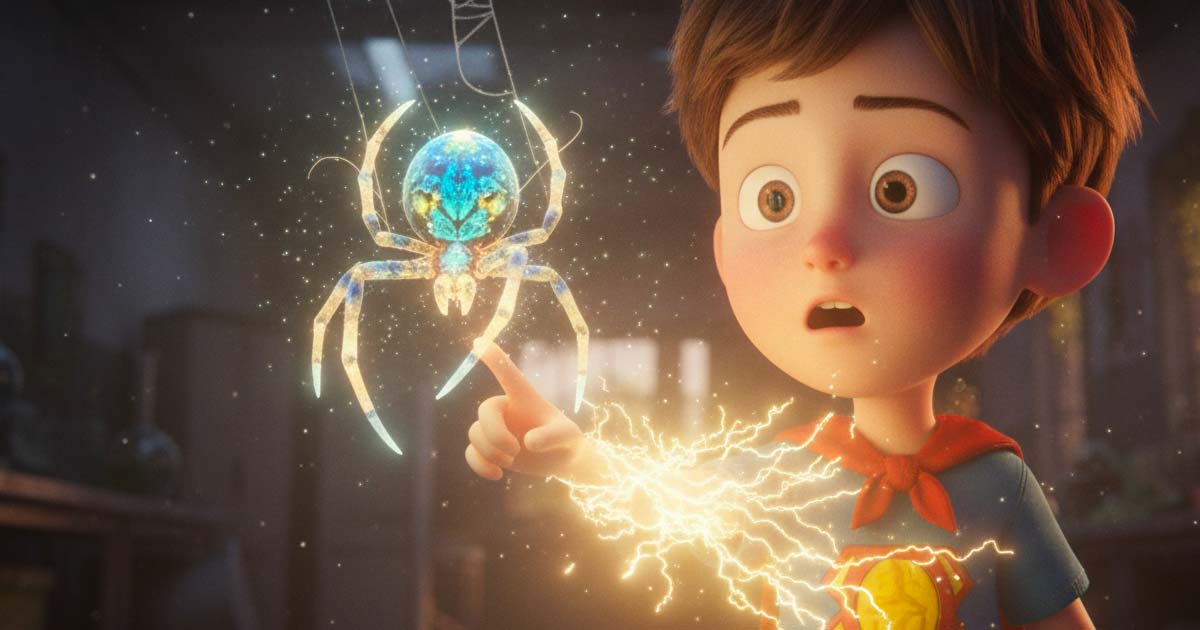 Spider Jack Bedtime Story for Kids - A Fun Superhero Adventure