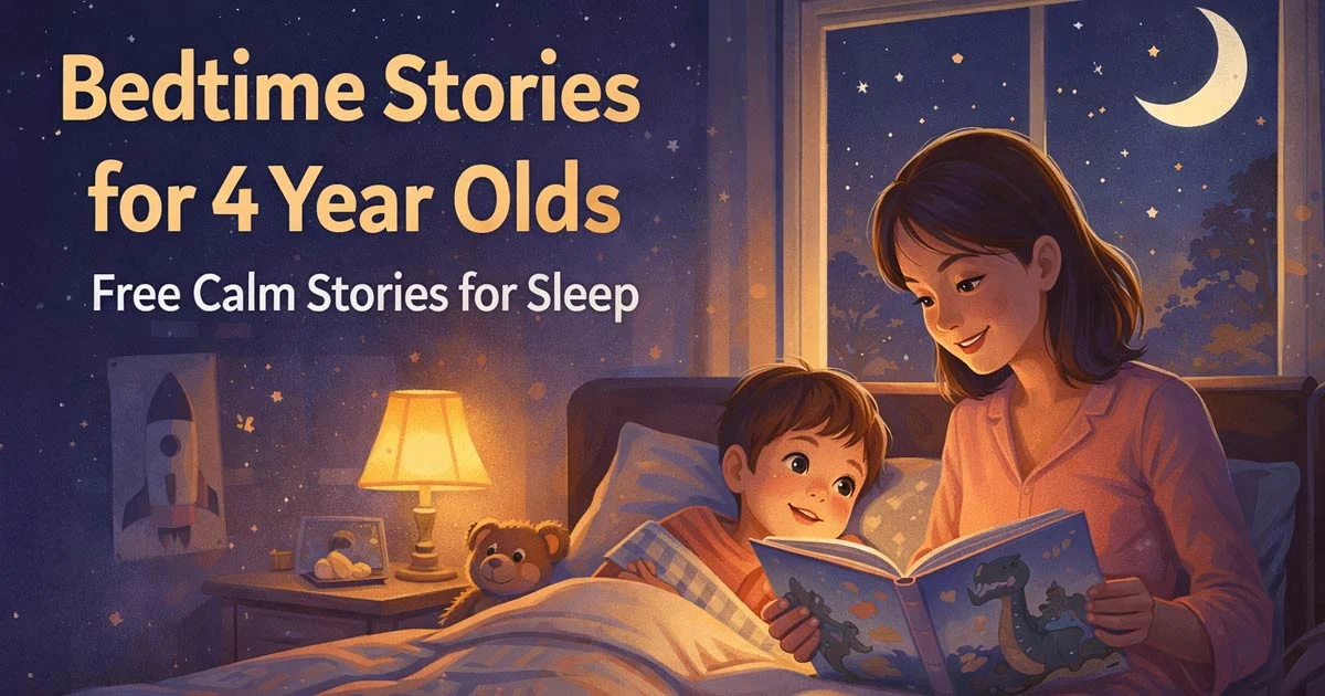Bedtime Stories for 4 Year Olds - Free Calm Stories for Sleep